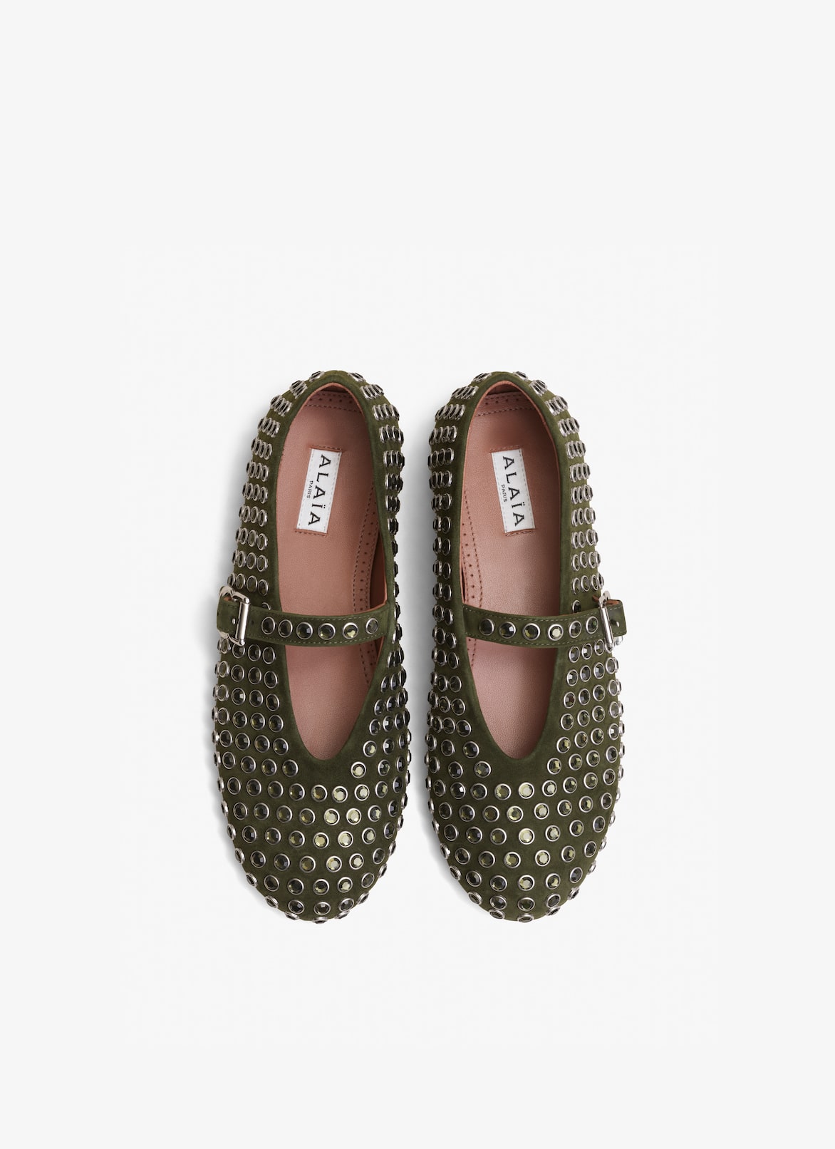 AlaÏa Ballet Flats In Strass Lambskin AlaÏa Us